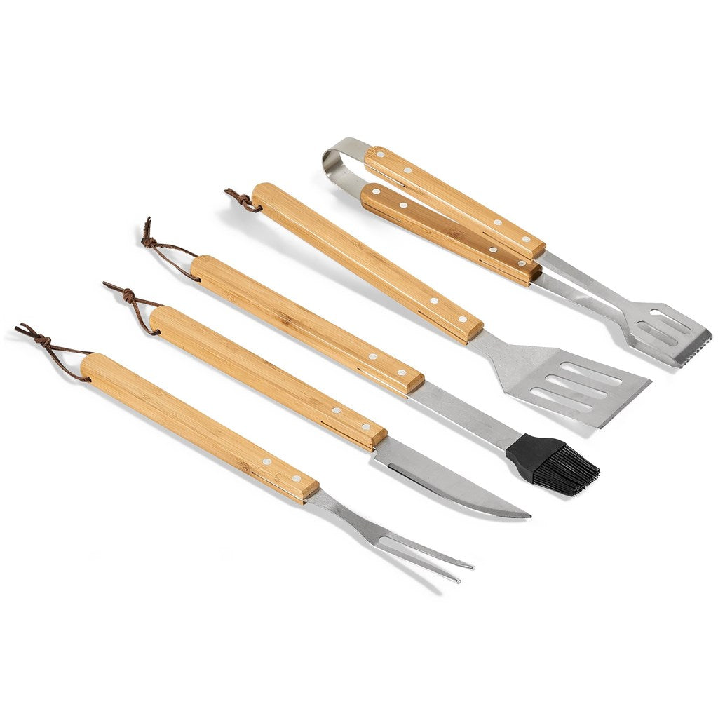 Okiyo Yakiniku Bamboo 5-Piece Braai Set – Allora_Living